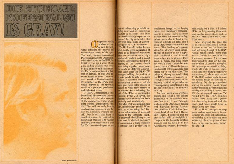 Jock Sutherland weighs the pros and cons of IPSA, 1969 | Encyclopedia ...