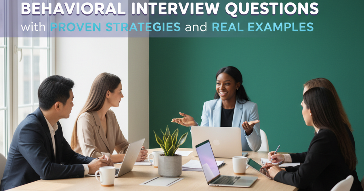 How to ace behavioral interview questions with proven strategies and real examples