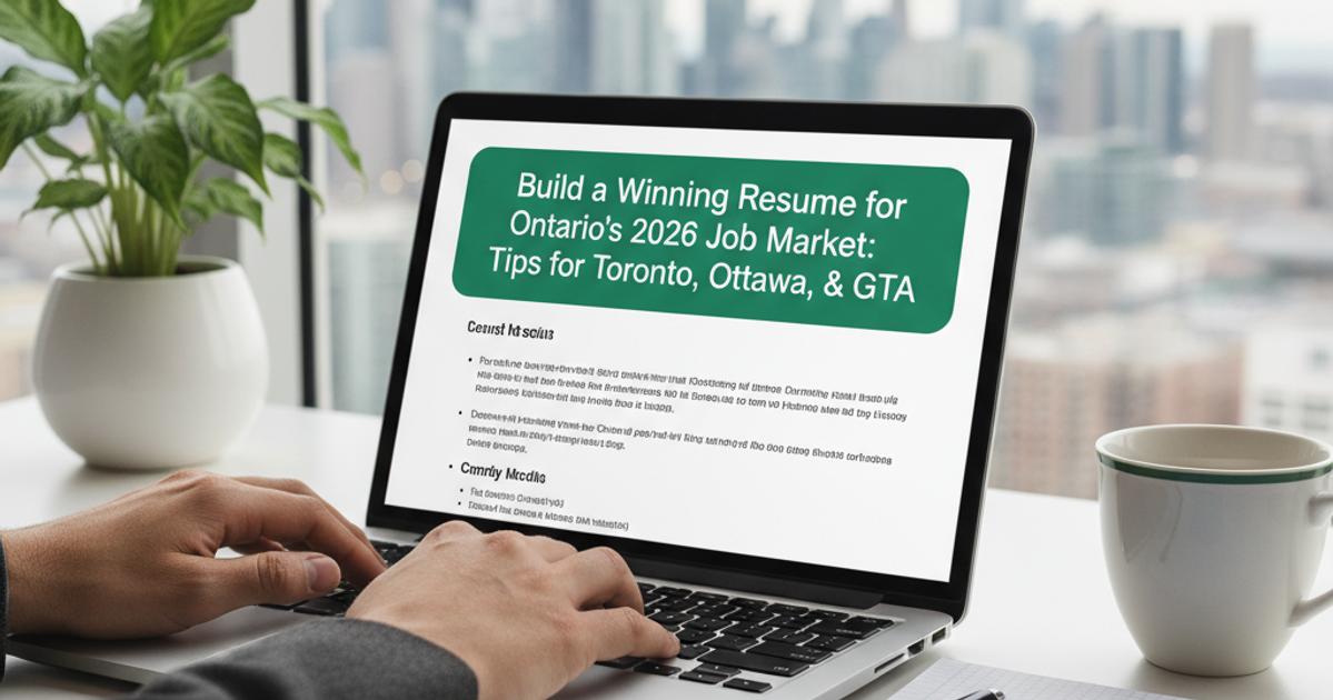 Ontario 2026 Resume Guide: Toronto, Ottawa & GTA