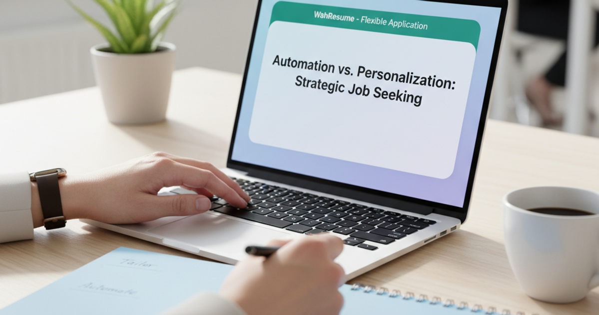 AI for Job Applications: When to Automate vs Personalize