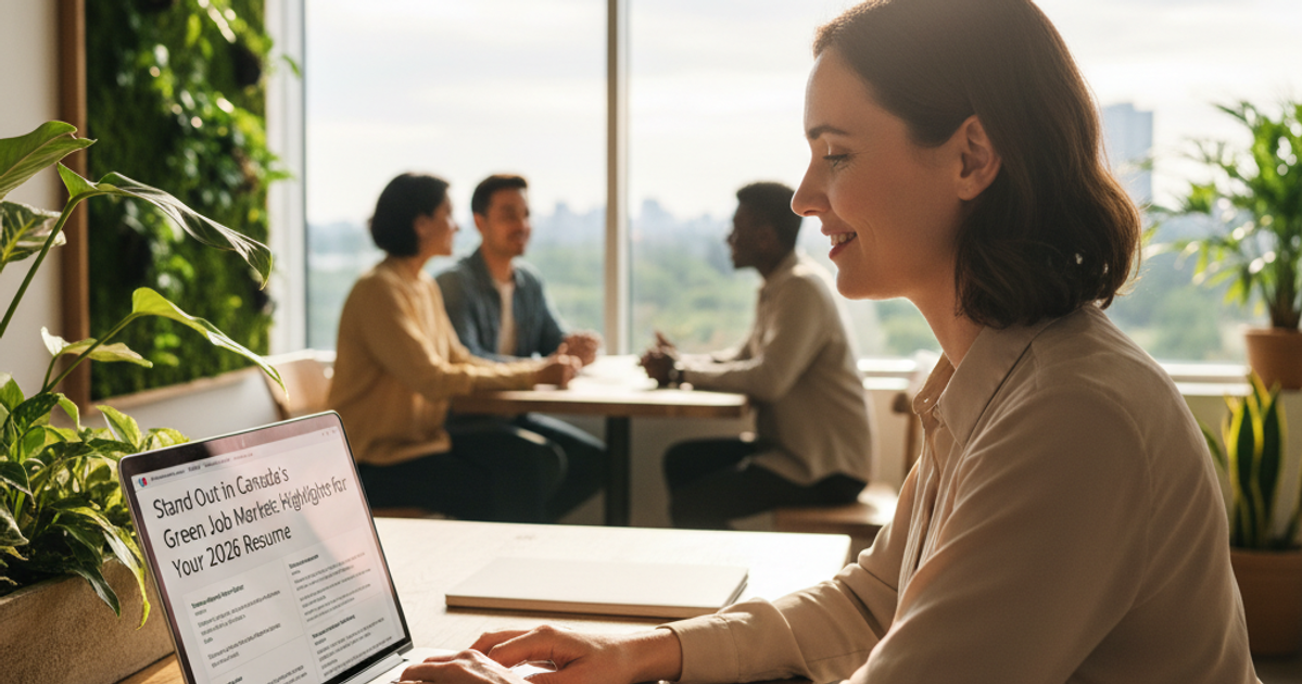 Stand Out in Canada's Green Job Market: 7 Resume Tips 2026