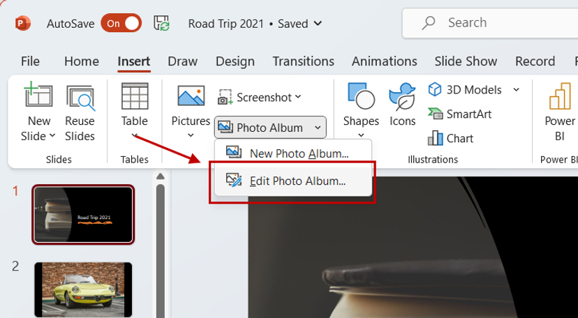 How to Create a Digital Photo Album in Microsoft PowerPoint