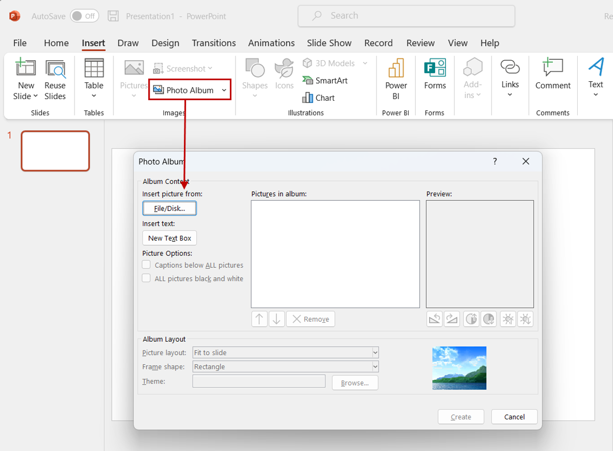 How to Create a Digital Photo Album in Microsoft PowerPoint