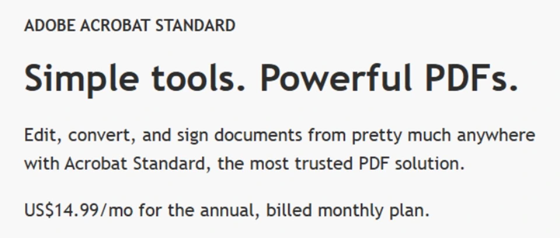 Adobe Acrobat Pricing: 2026 Plans, Costs, and Alternatives