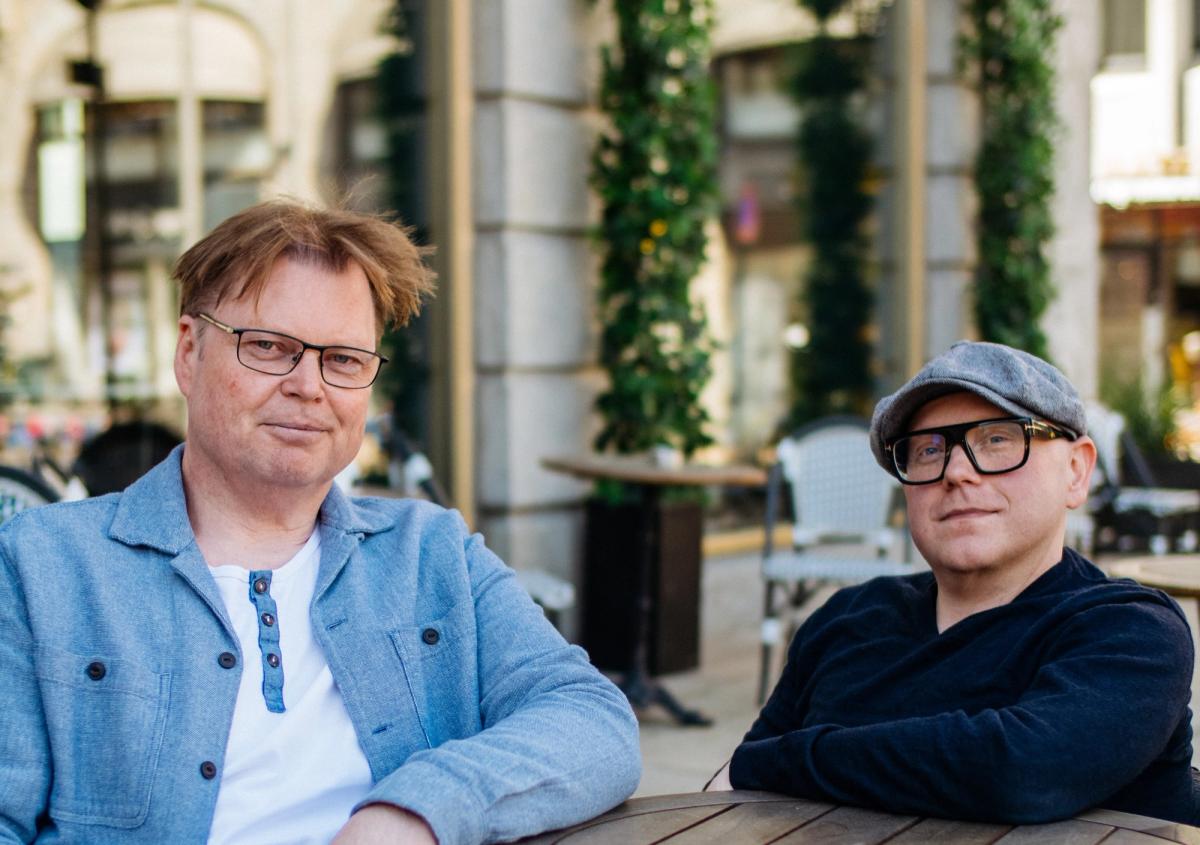 Ny forfatterduo Jørn Lier Horst og Jan-Erik Fjell aktuell med Skriket ...