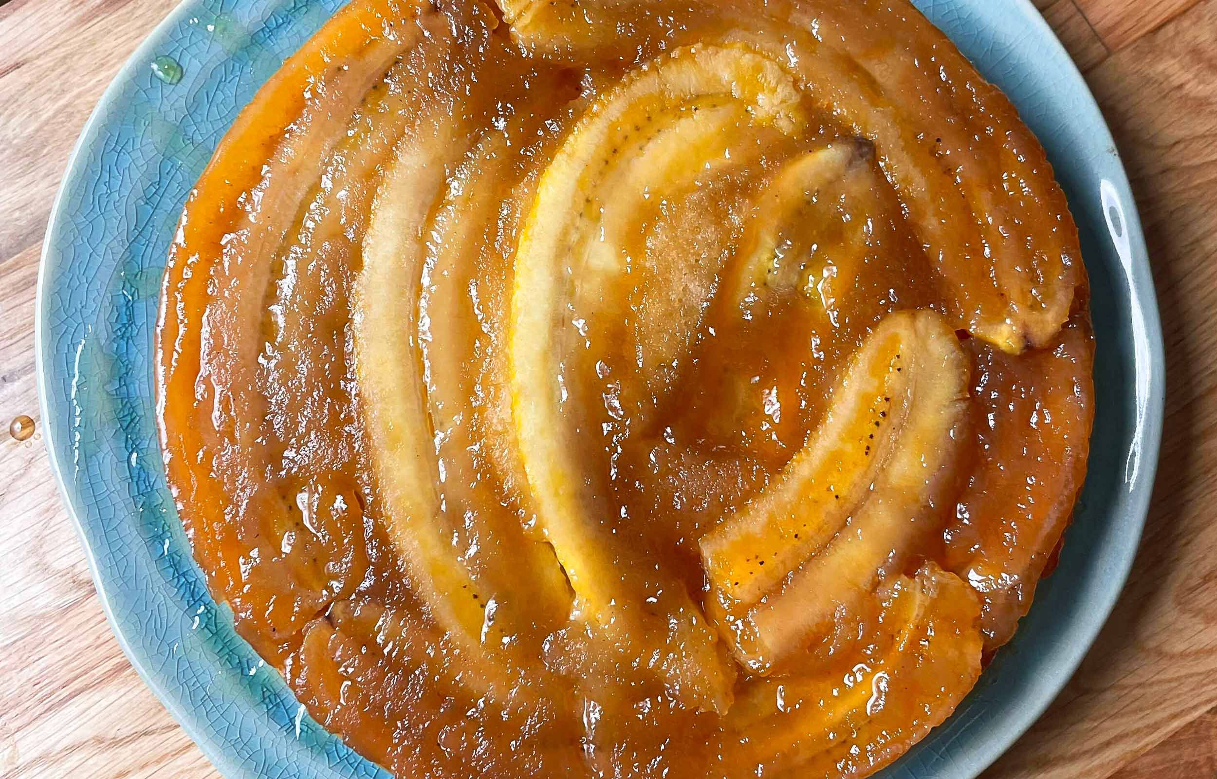 Banana Cake with Latik Caramel Recipe | Pepper.ph