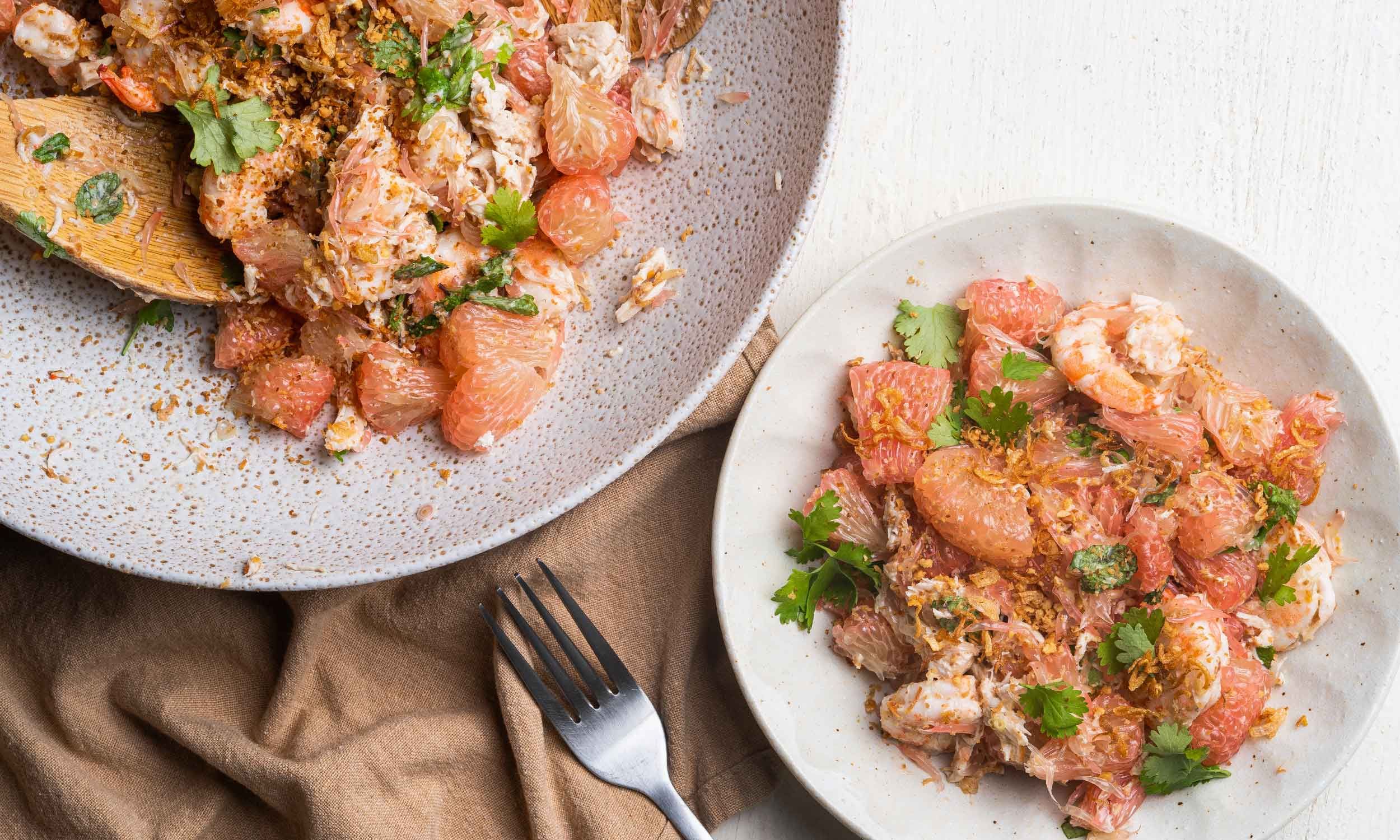 People's Palace-Inspired Pomelo Salad with Chicken & Shrimp Recipe ...
