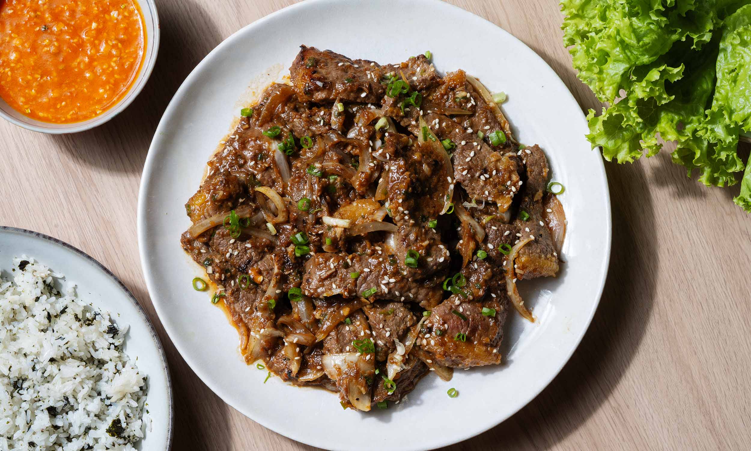 Peach-Marinated Beef Bulgogi Recipe | Pepper.ph