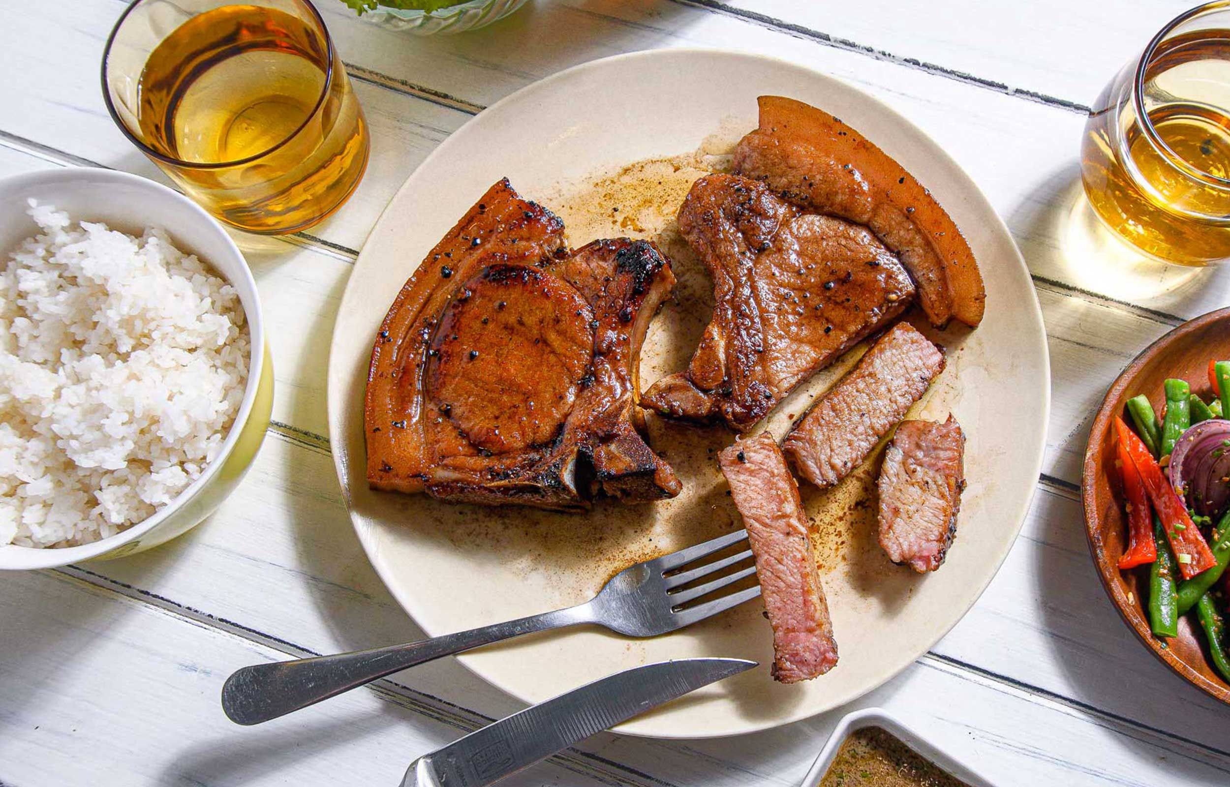 Pan-Seared Pinoy Porkchops Recipe | Pepper.ph