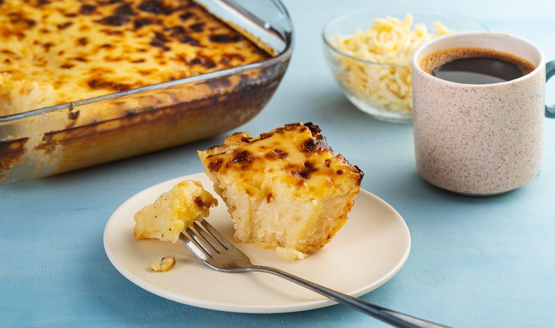 Cassava Cake With Cheese Custard Topping Recipe Pepperph