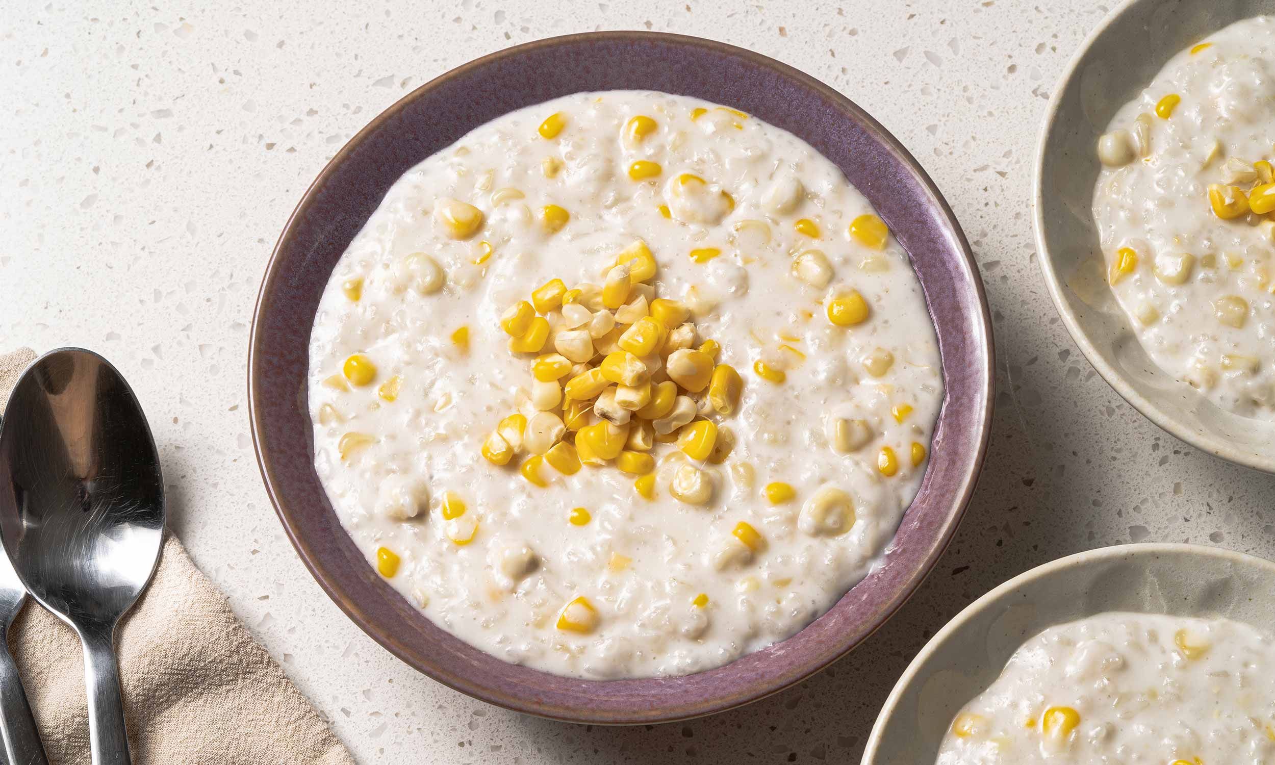Ginataang Mais (Filipino Corn, Sticky Rice, and Coconut Pudding) Recipe ...