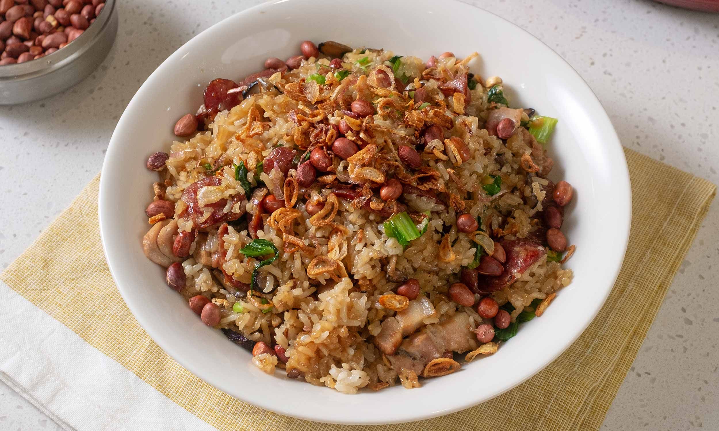 Kiampong (Filipino-Chinese Salty Rice) with Roasted Peanuts Recipe ...