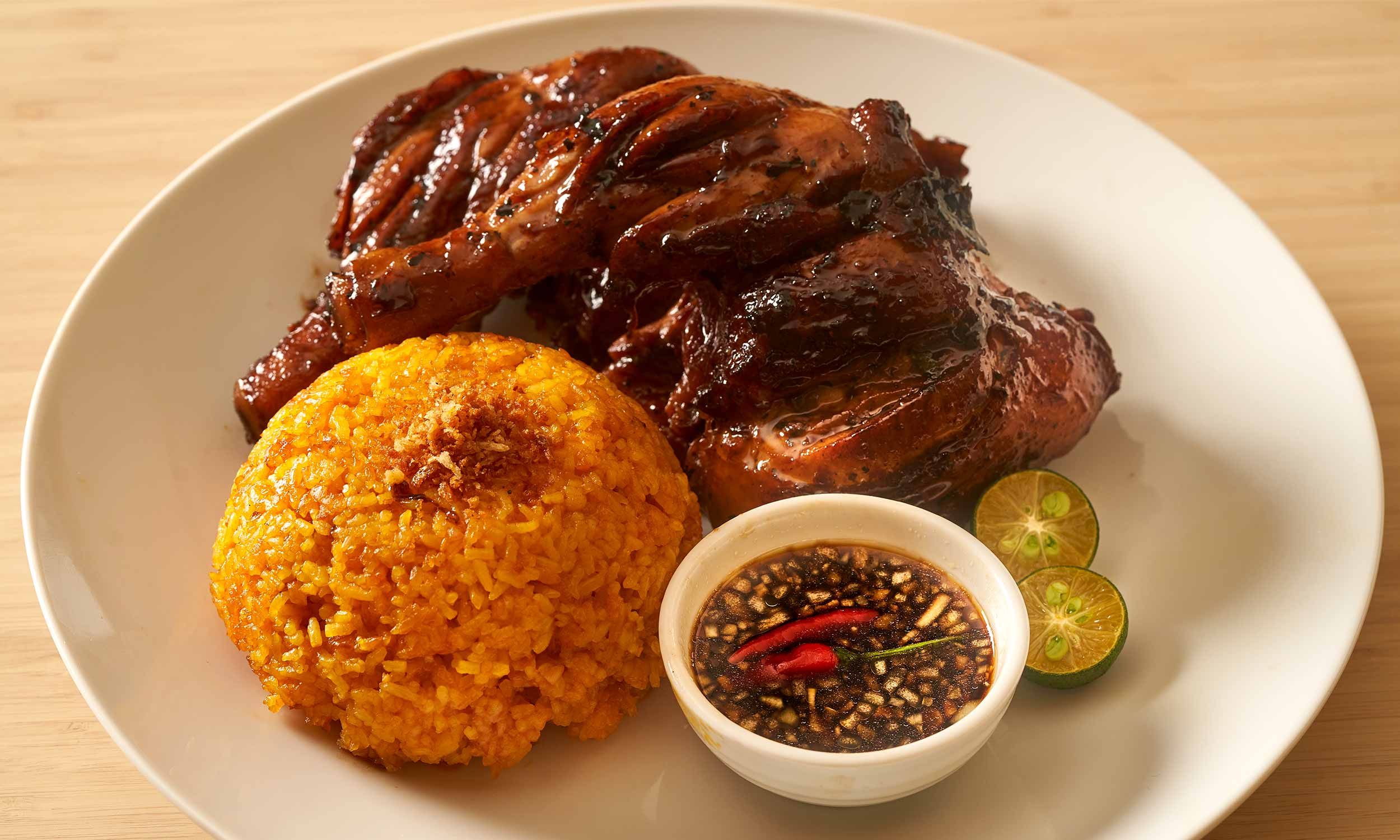 Stovetop No-Grill Filipino Chicken Barbecue with Java Rice Recipe ...