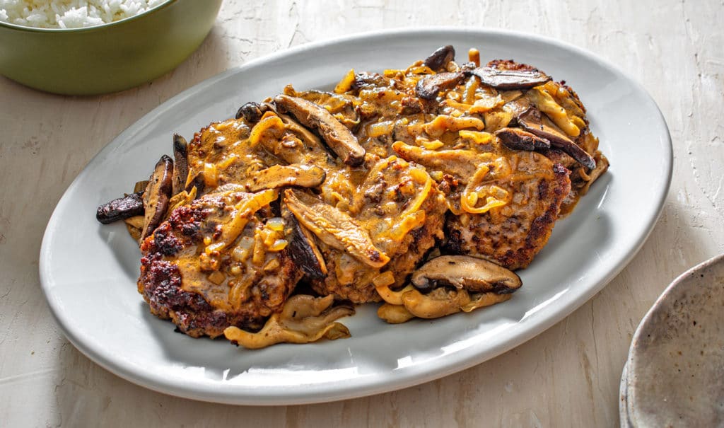 Best Filipino Burger Steak with Mushroom Gravy Recipe | Pepper.ph