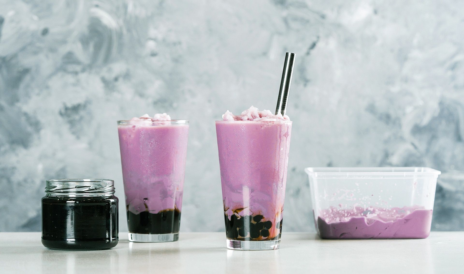 Quickly-Style Taro Ice Drink with Pearls Recipe | Pepper.ph