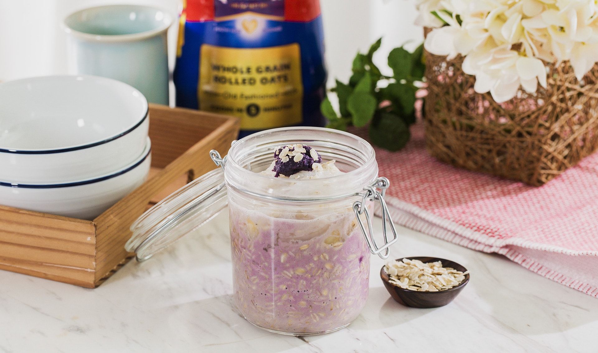 Halo-Halo Overnight Oats | Pepper.ph - Easy and Practical Filipino Recipes