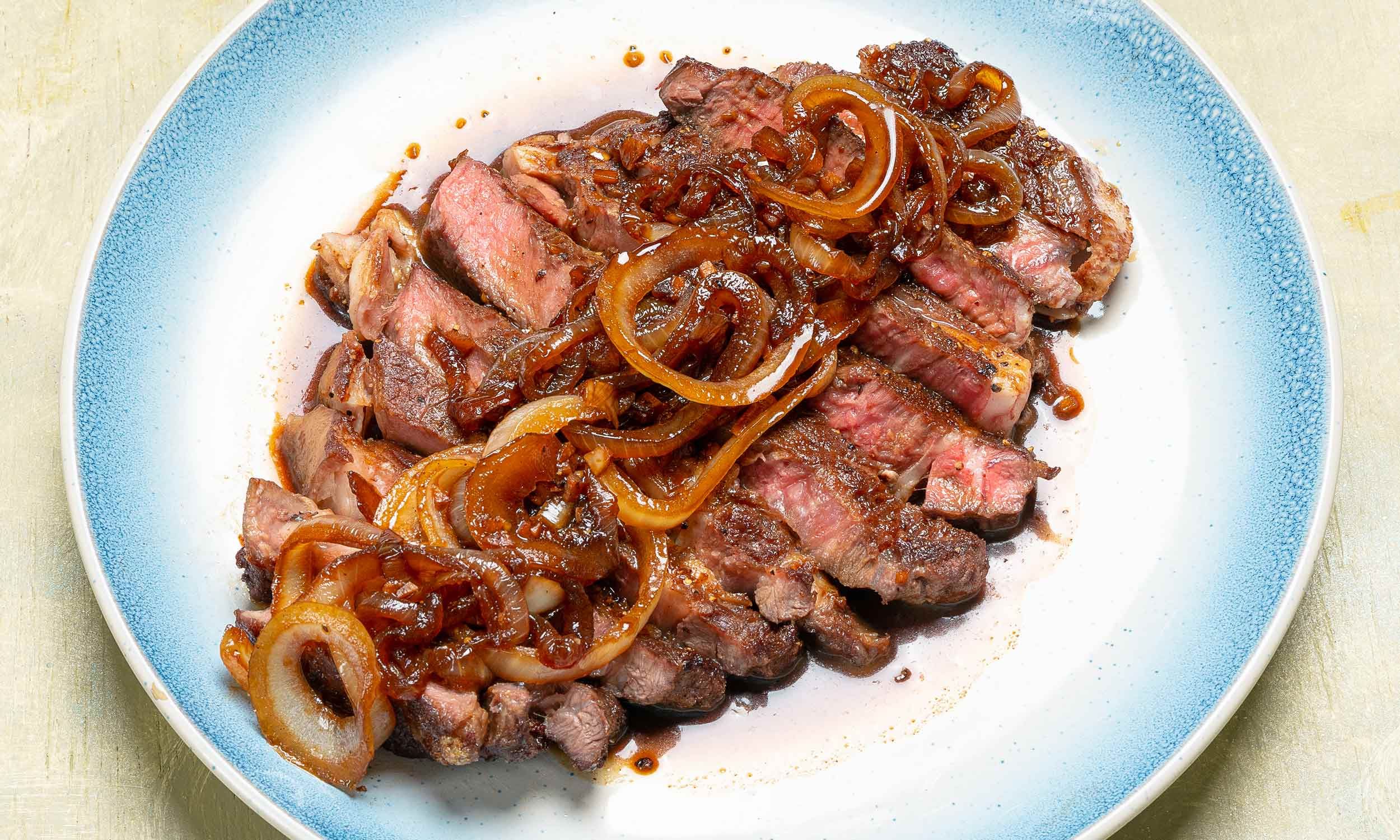 Ribeye Bistek Tagalog (Filipino Pan-Seared Steak & Onions) Recipe ...