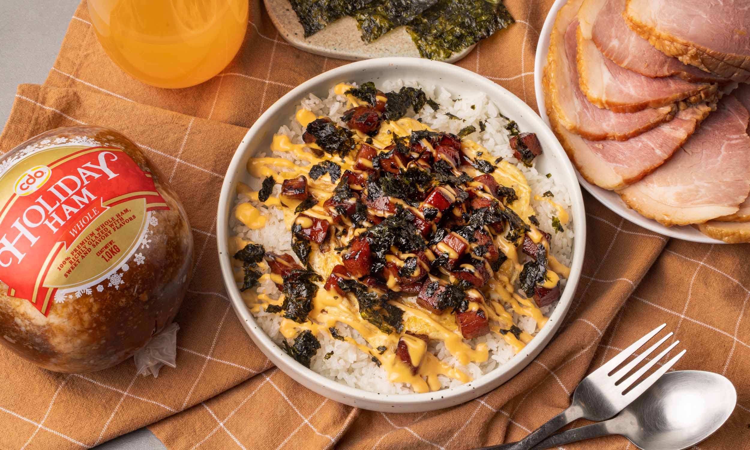 Caramelized Ham Musubi Rice Bowl Recipe | Pepper.ph