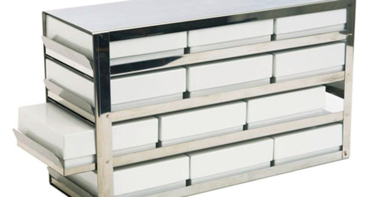 Upright Freezer Racks for Standard Storage Boxes (Pull Out Drawers)