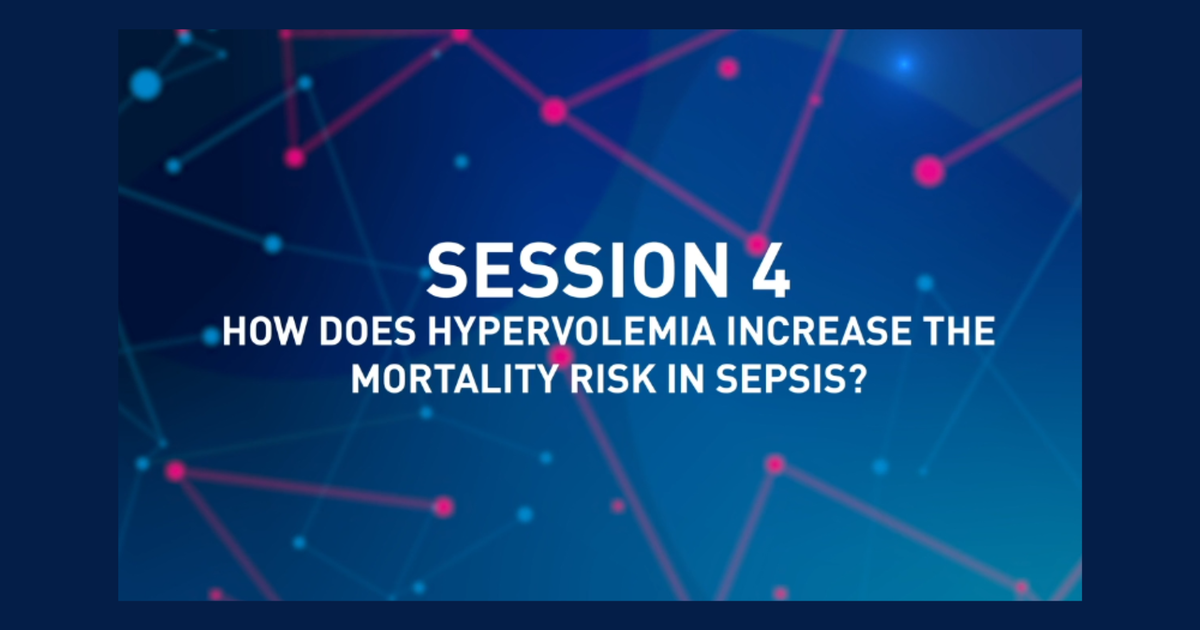 How does hypervolemia increase the mortality risk in sepsis?