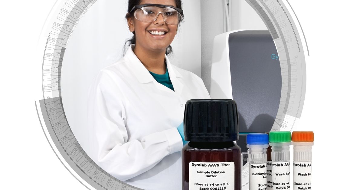 Gyros Protein Technologies introduces Gyrolab AAV9 Titer Kit