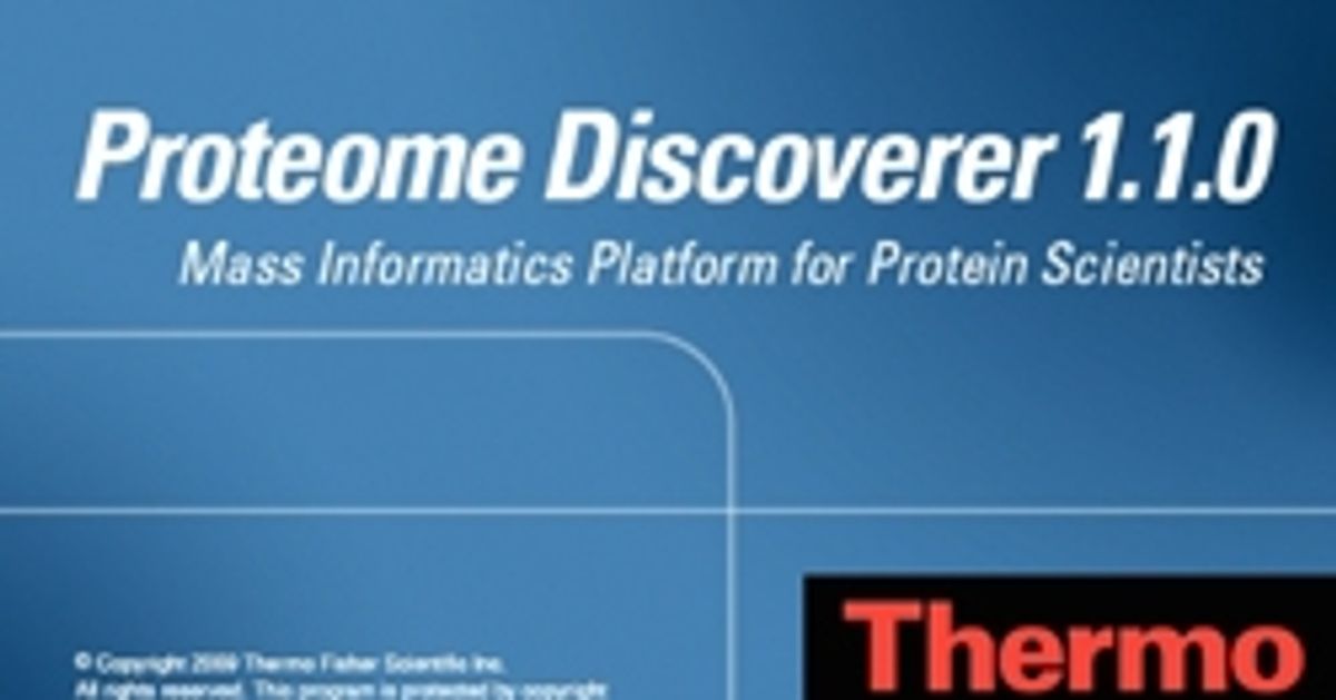 Biognosys’ Spectronaut™ Software Now Supports Thermo Scientific™ Proteome Discoverer™ Platform