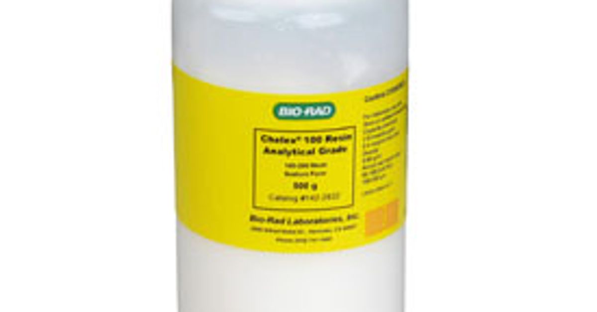 Chelex 100 Chelating Resin, sodium form #1422832 reviews