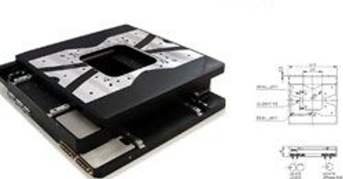New XY Precision Linear Stage for Metrology and Microscopy Applications ...