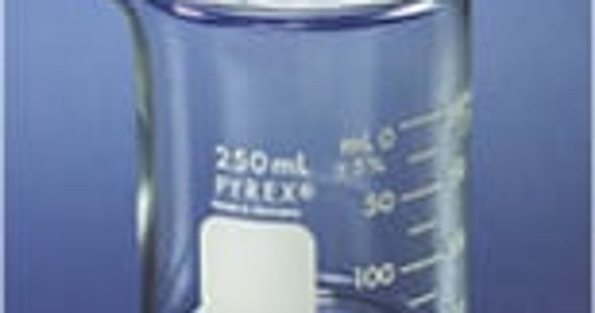 PYREX® Heavy Duty Griffin 250 mL Beaker, Double Scale, Graduated