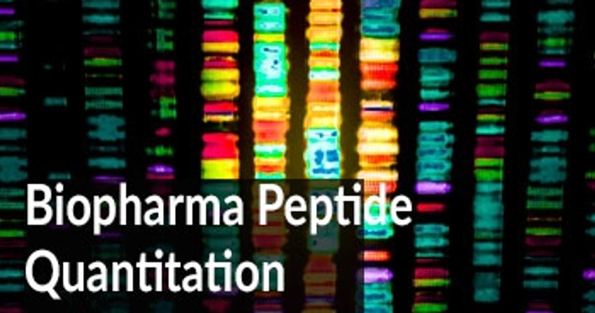 NEW! SelectScience special feature: Biopharma peptide quantitation