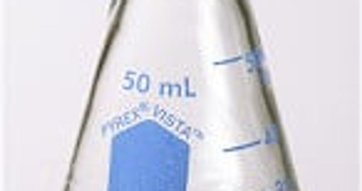 PYREX® VISTA™ 500 mL Narrow Mouth Erlenmeyer Flasks with Heavy Duty Rim