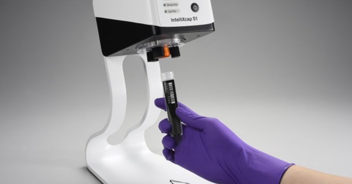 Versatile single tube decapper/recapper reduces strain and streamlines ...