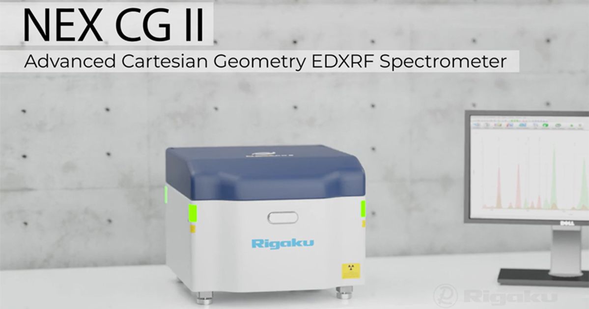 Rigaku NEX CG II Cartesian Geometry EDXRF Spectrometer