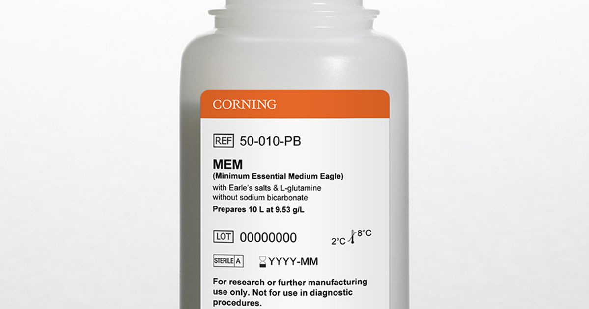 Corning® 10L MEM (Minimum Essential Medium), Powder