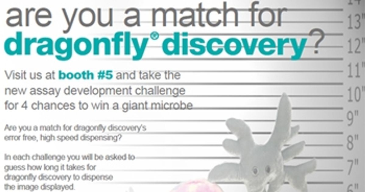 SLAS Europe 2019: Are You a Match for the TTP Labtech dragonfly® discovery?