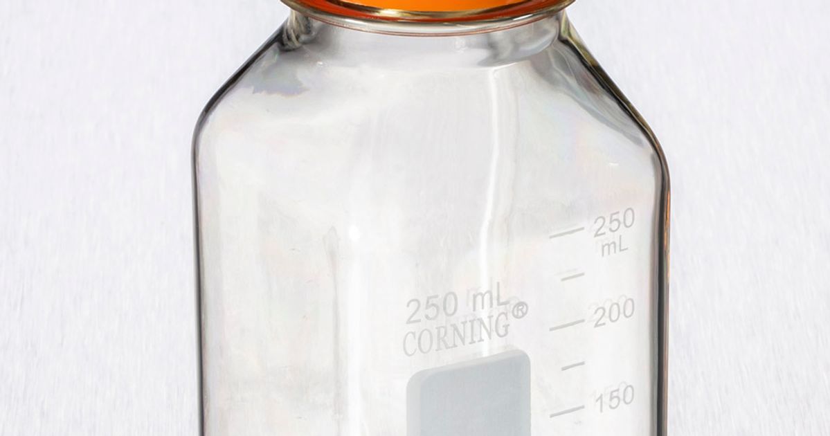 Buy Corning® 250 mL Square Polycarbonate Storage Bottles with 45 mm ...