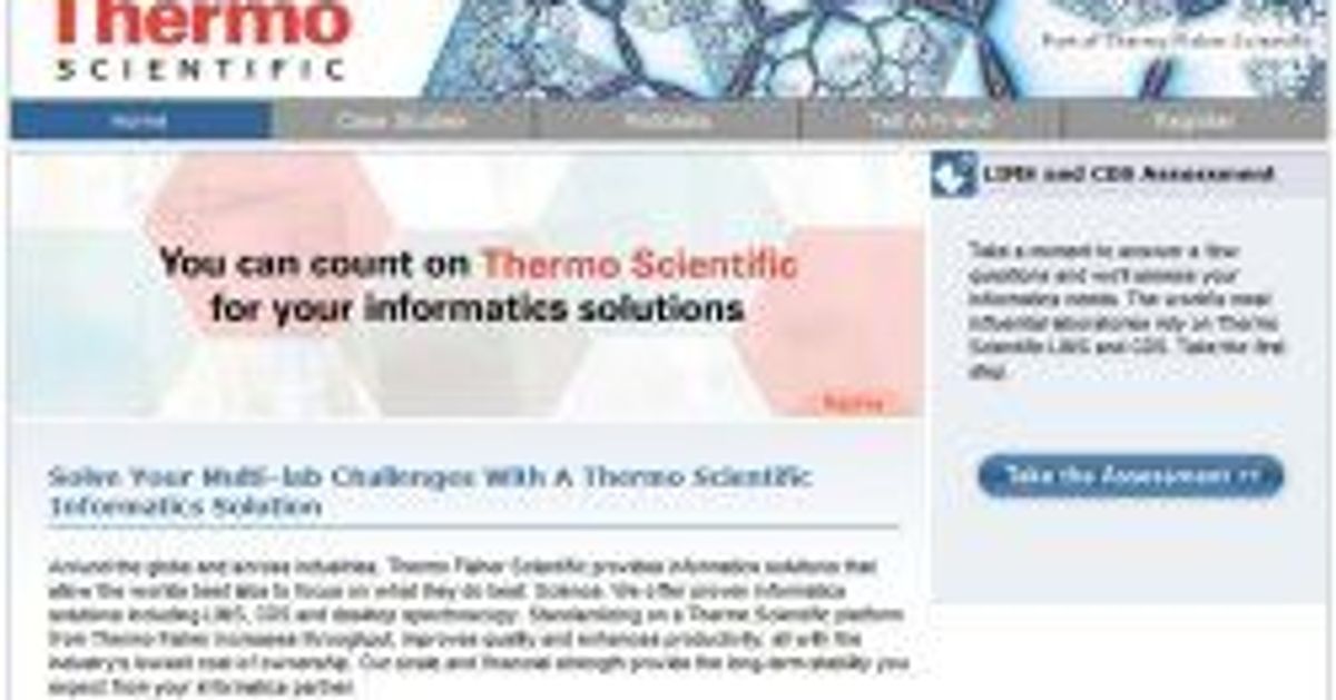 Thermo Fisher Scientific Introduces New Interactive Informatics ...