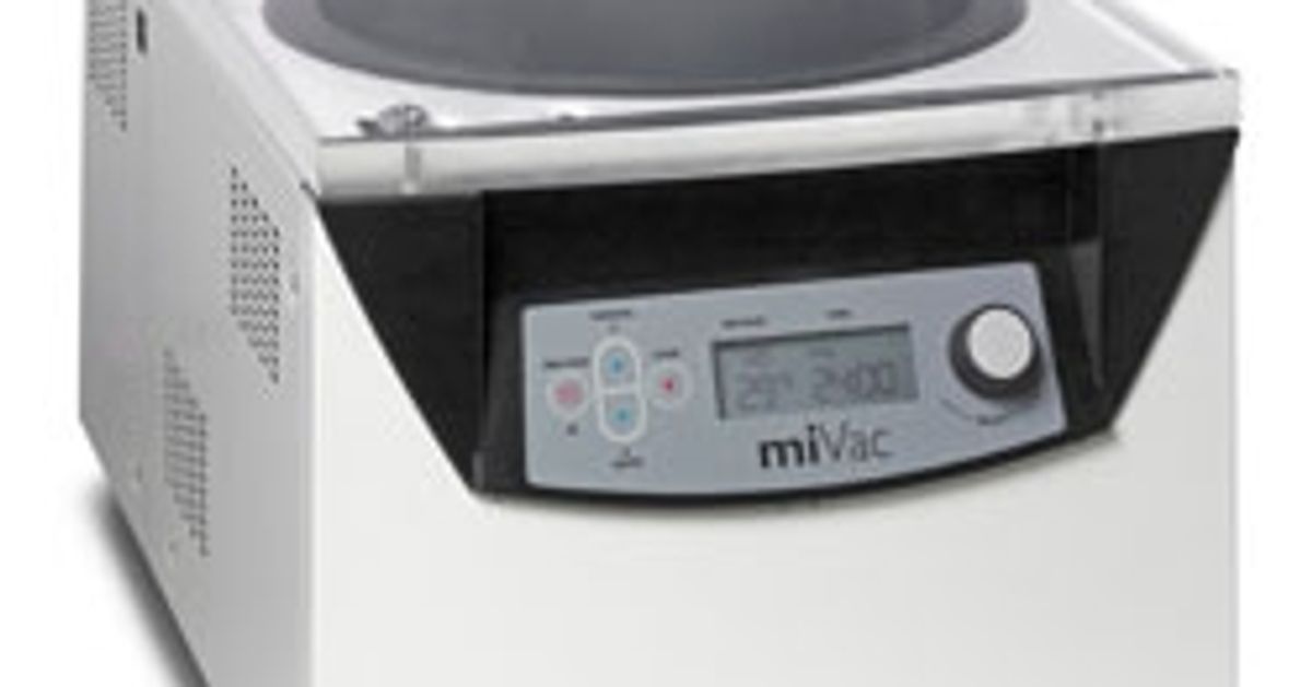 Genevac’s miVac Sample Concentrator Provides Safe and Rapid Biological ...