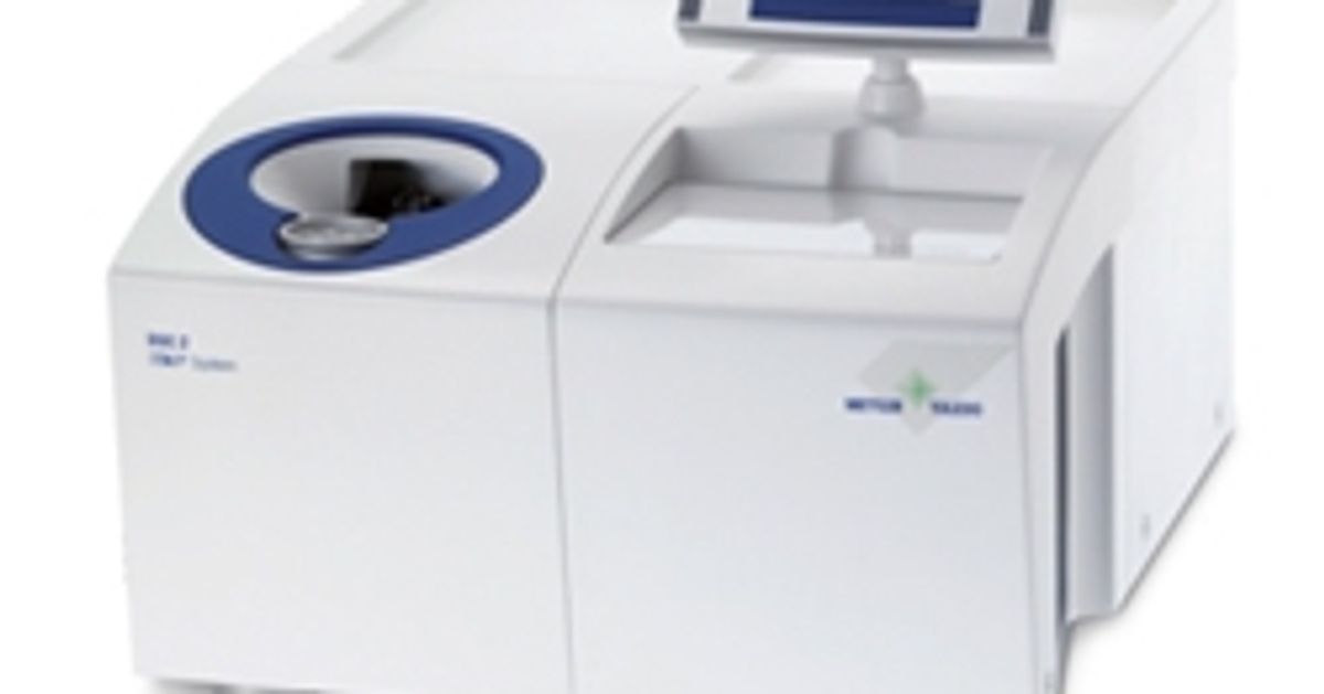 METTLER TOLEDO Launches New Differential Scanning Calorimeter DSC 2 for ...