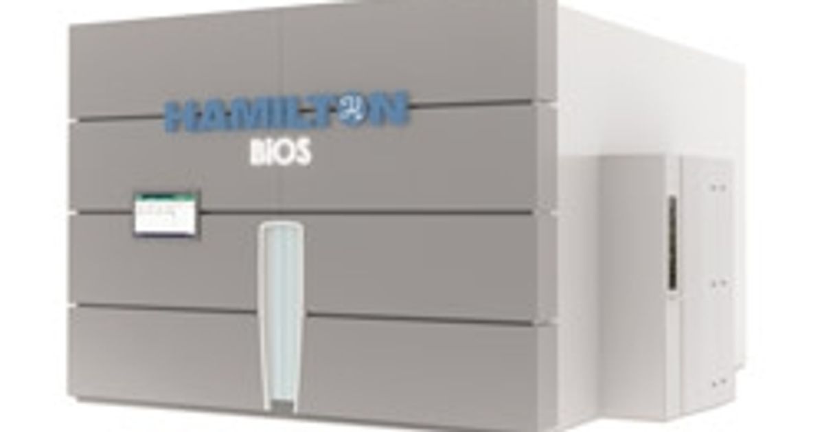 Hamilton Launches Compact BiOS Automated Systems that Store 100K to ...