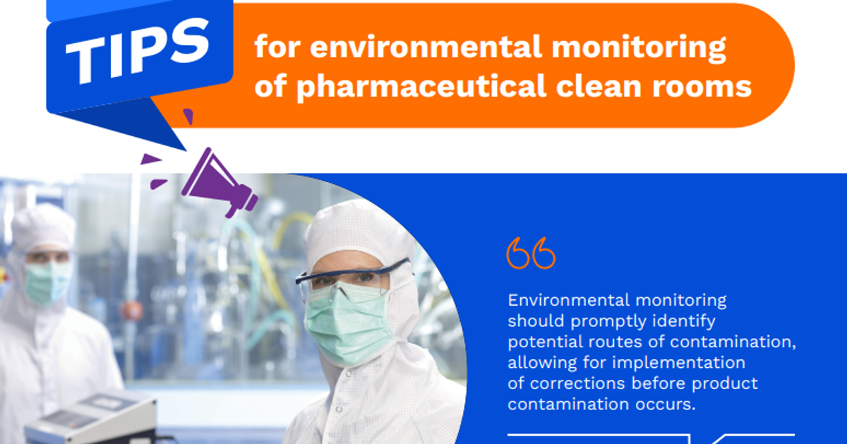 Top tips for environmental monitoring of pharmaceutical clean rooms