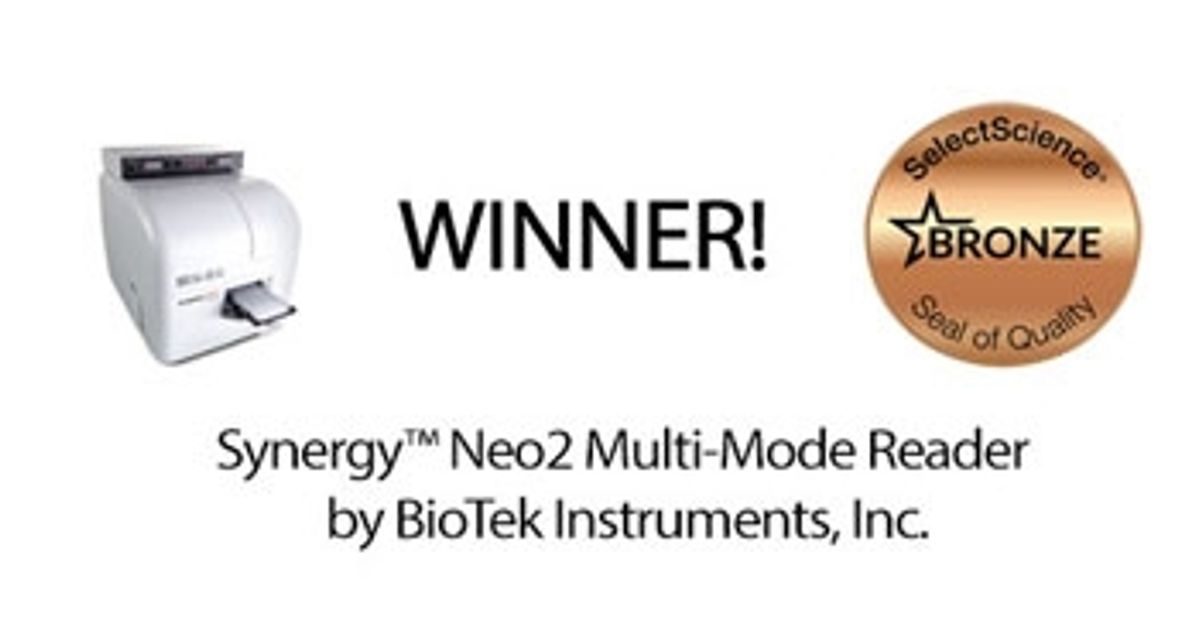 Seal of Quality Awarded for Synergy Neo2 Hybrid Multi-Mode Reader