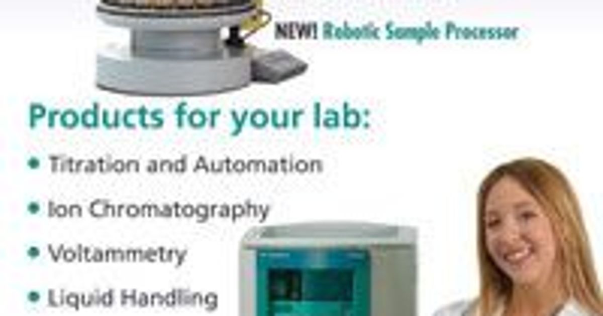 Metrohm USA Debuts a New Look and New Products