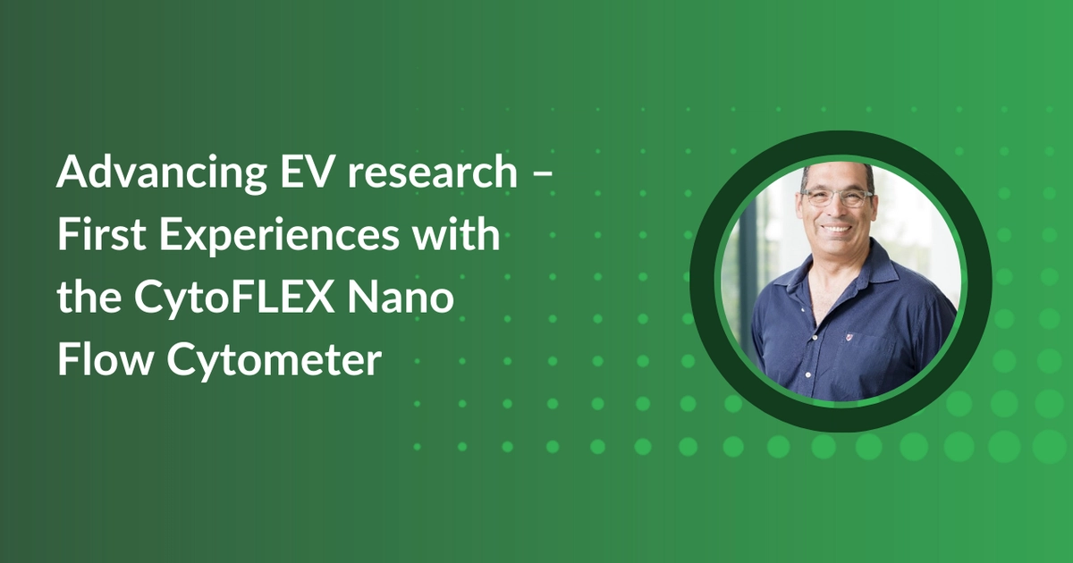 Webinar on advancing EV research with nano flow cytometry