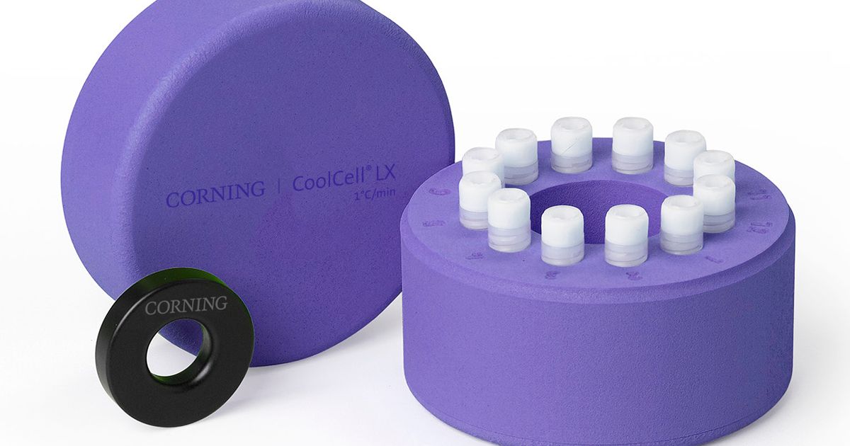 Corning® CoolCell® LX, Cell Freezing Container, for 12 x 1 mL or 2 mL ...