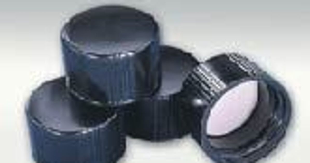 Black Phenolic Cap with TFE Liner