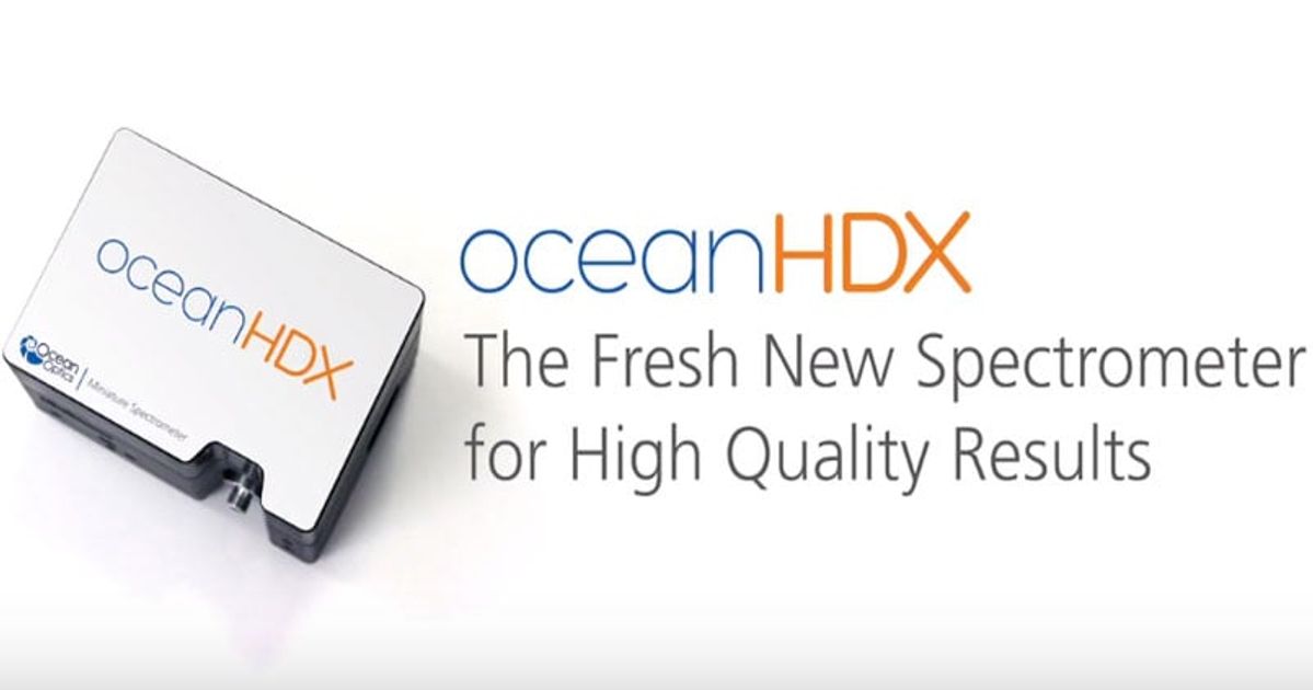 Ocean HDX - High-Definition Optics for a Powerful New Spectrometer