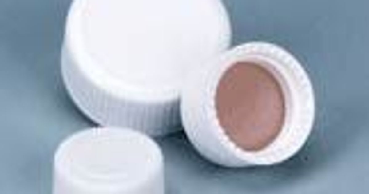 Buy White PP Cap with TFE / Silicone Liner Read Reviews