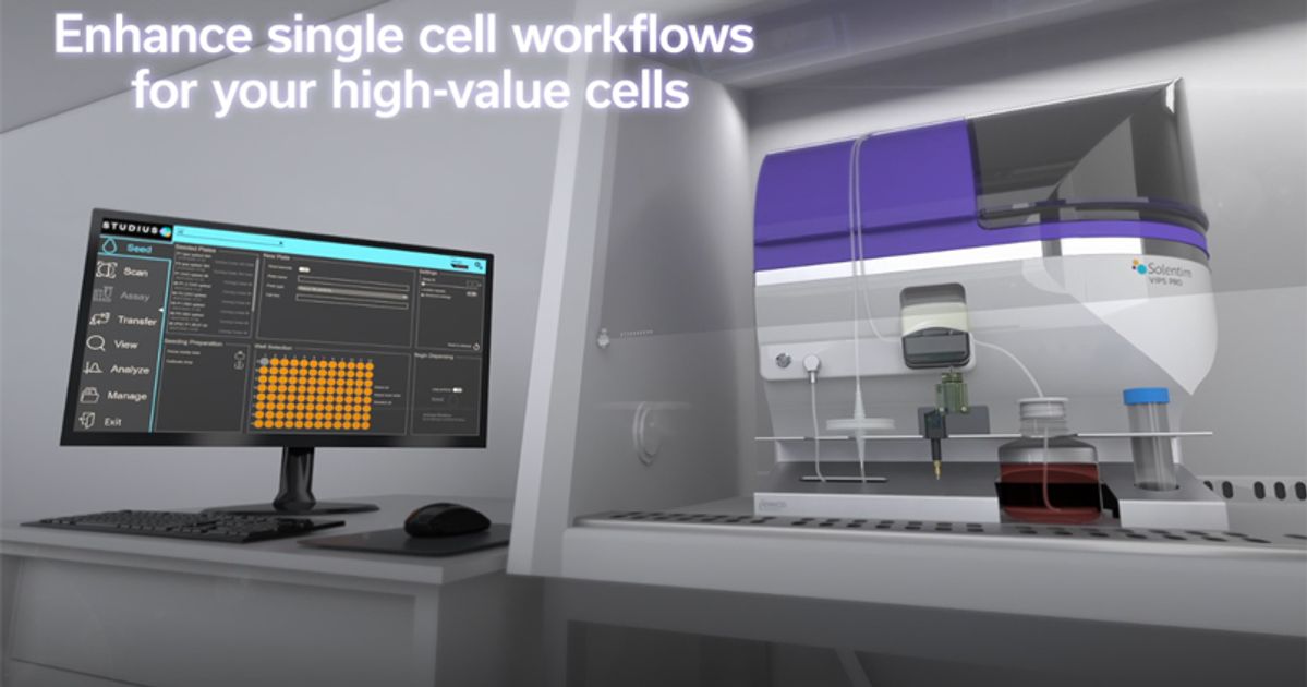 Solentim VIPS PRO: Elevate your single cell cloning workflows
