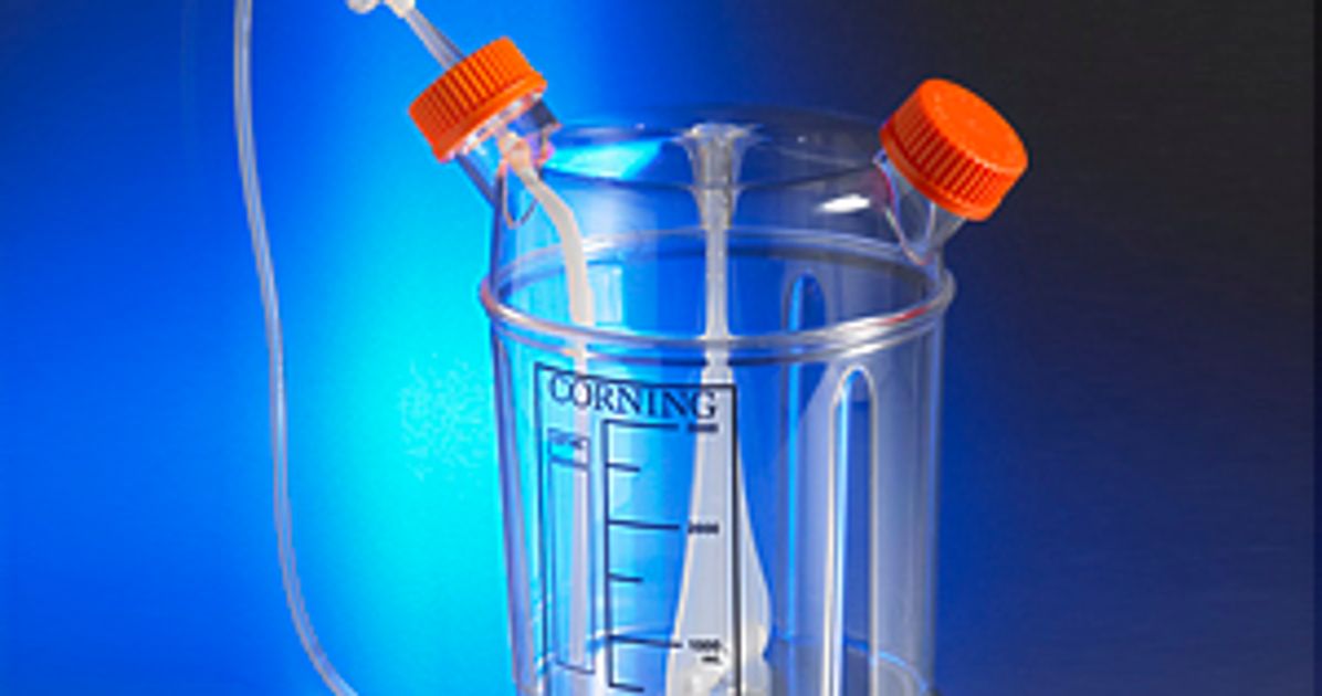 Corning® 3L Disposable Spinner Flask, Solid Cap and Aseptic Transfer ...